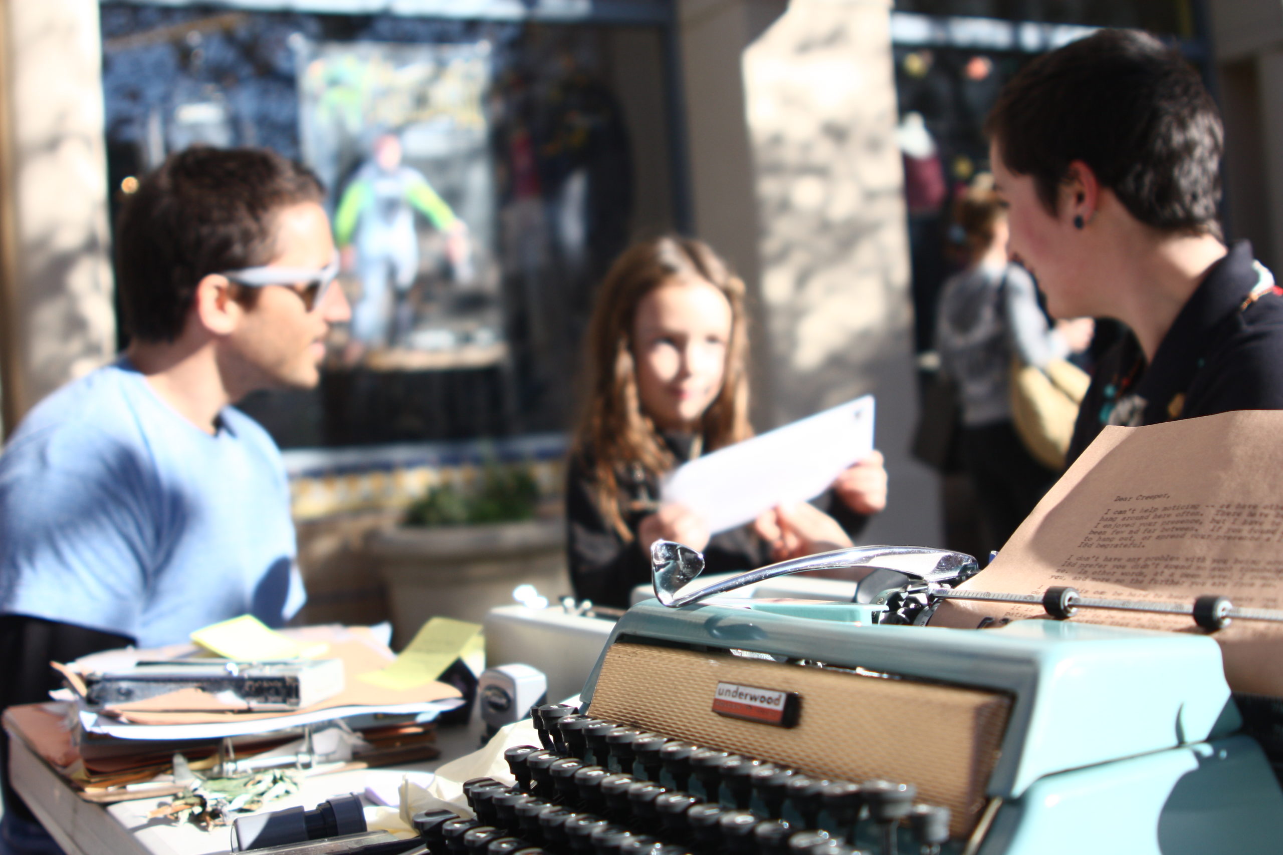 Streetside Letter Writing – modes.io
