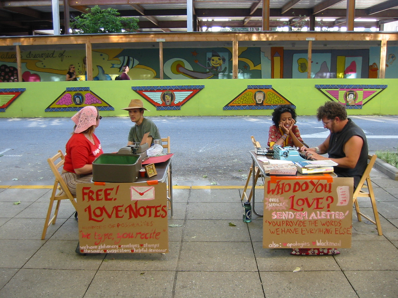 Streetside Letter Writing – modes.io